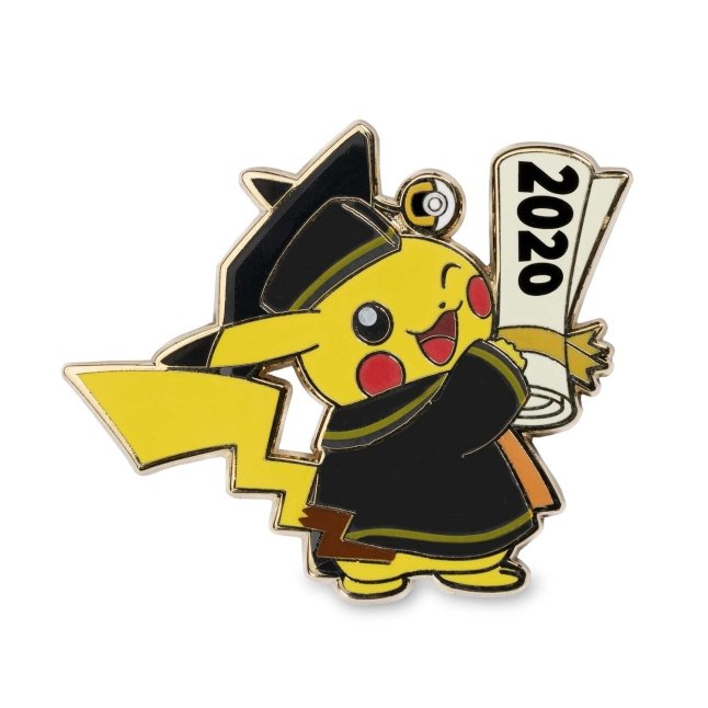 Graduation Pikachu 2020 Pokémon Pin & Greeting Card | Pokémon Center ...
