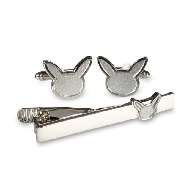 Pikachu Classics Silhouette Cutout Cuff Links & Tie Bar Set | Pokémon ...