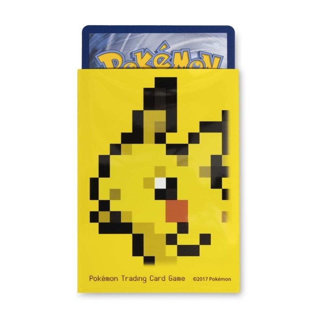 Pokémon TCG: Pikachu Pixel Card Sleeves (65 Sleeves) | Pokémon Center ...