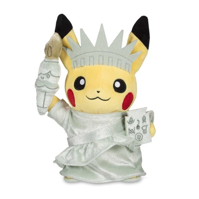 Pikachu Around the World: Liberty Pikachu Poké Plush - 8 ½ In ...