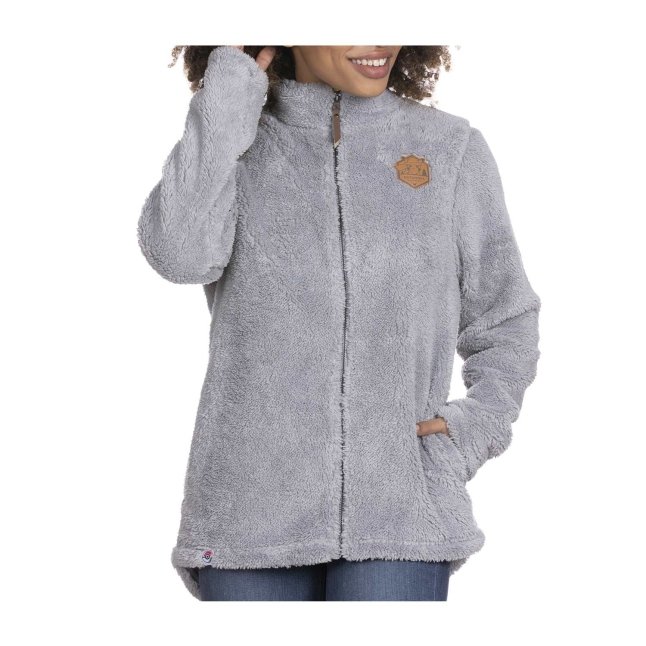 Outdoors with Pokémon Gray Fleece Zip-Up Jacket - Women | Pokémon ...