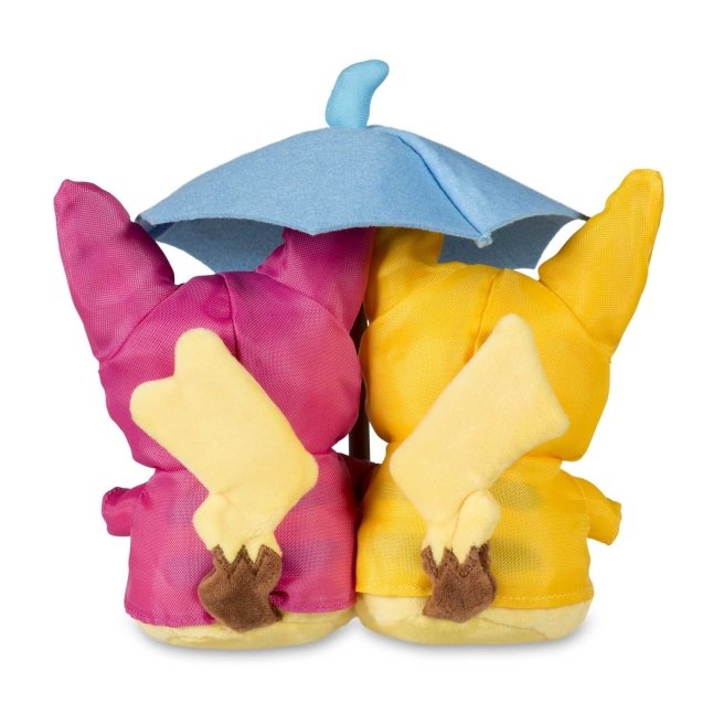 Paired Pikachu Celebrations: Umbrella for Two Pikachu Poké Plush - 9 In ...