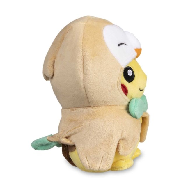 Rowlet Cape Pikachu Poké Plush - 7 In. | Pokémon Center Official Site