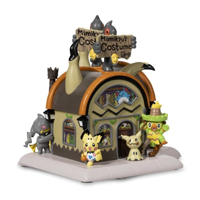 Haunted Pokémon Village: Mimikyu's Costume Shop Figure | Pokémon Center ...