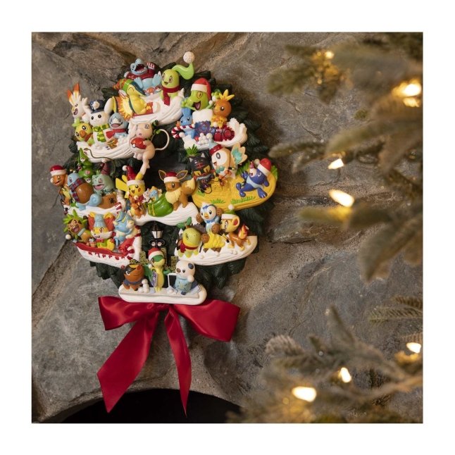 Pokémon Holiday Sculpted Wreath | Pokémon Center Official Site