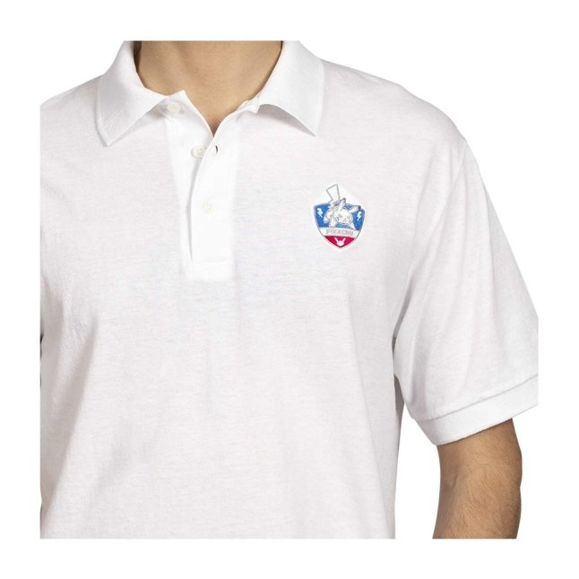 Pikachu Pokémon Sports White Polo Shirt - Adult | Pokémon Center ...