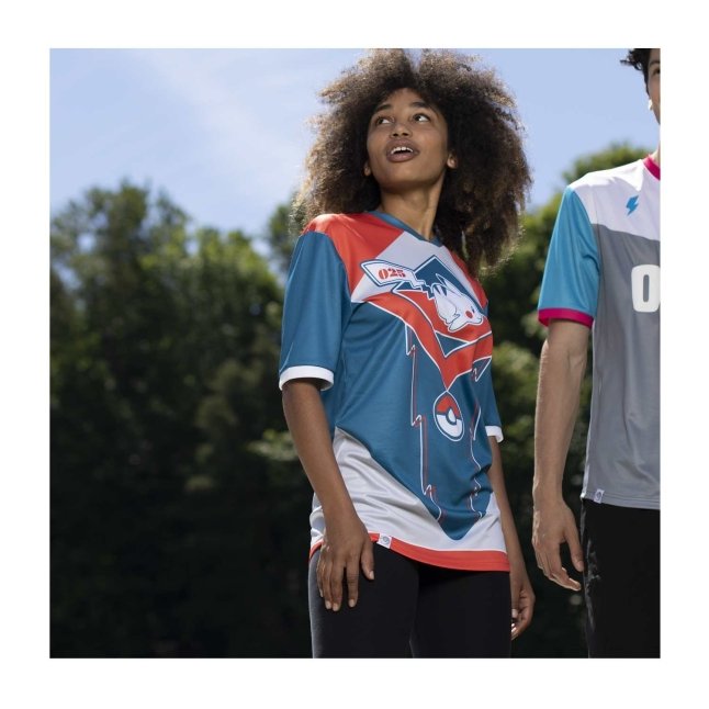 Running Pikachu Pokémon Sports Jersey - Adult | Pokémon Center Official ...
