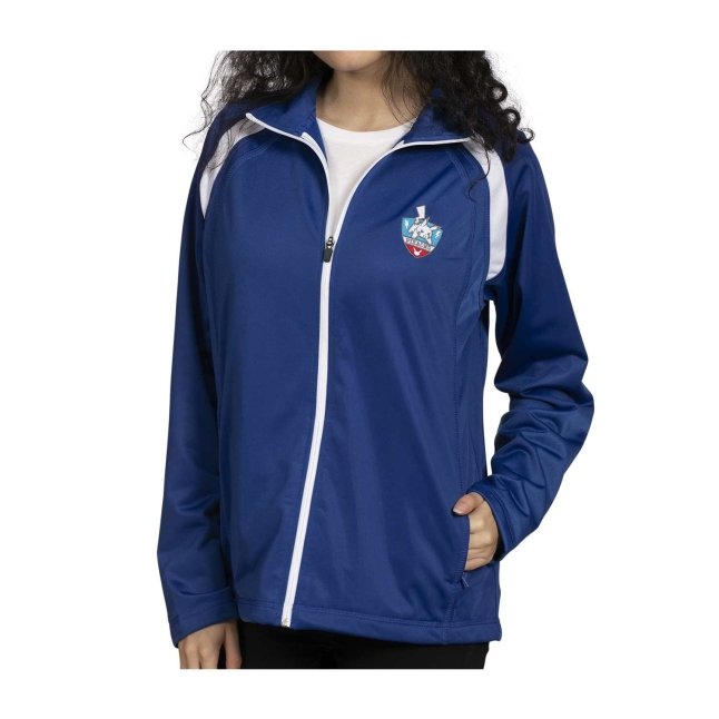 Pikachu Pokémon Sports Light Blue Zip-Up Track Jacket - Adult | Pokémon ...