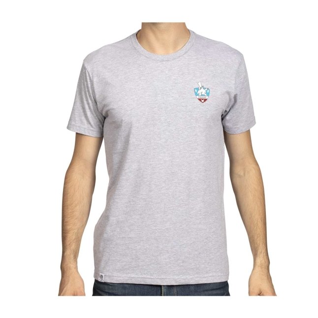 Pikachu Pokémon Sports Heather Gray Fitted Crew Neck T-Shirt - Men ...