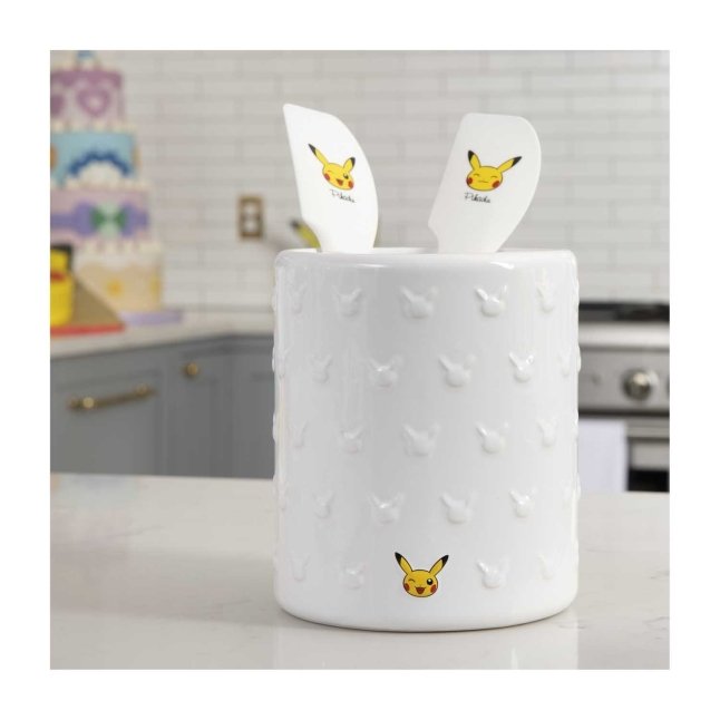Pikachu Kitchen Ceramic Utensil Holder | Pokémon Center Official Site