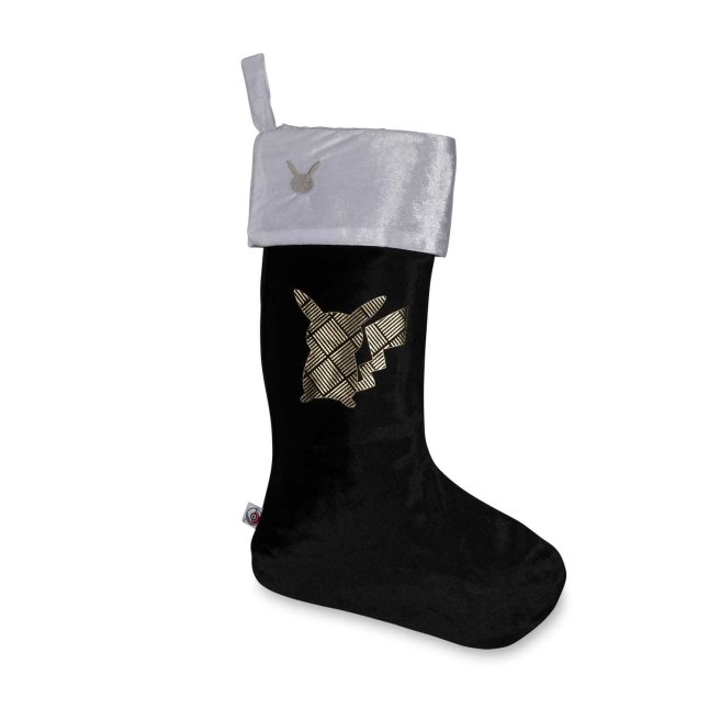 Pokémon Winter Wonders Black Stocking | Pokémon Center Official Site