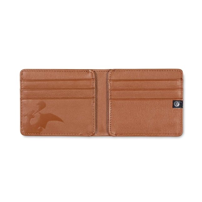 Pokémon Classics Charizard Brown Leather Wallet | Pokémon Center ...