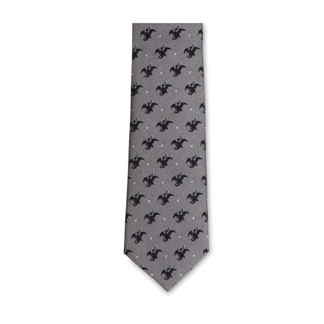 Pokémon Classics Charizard Gray Silk Necktie (One Size-Adult) | Pokémon ...