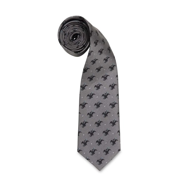 Pokémon Classics Charizard Gray Silk Necktie (One Size-Adult) | Pokémon ...