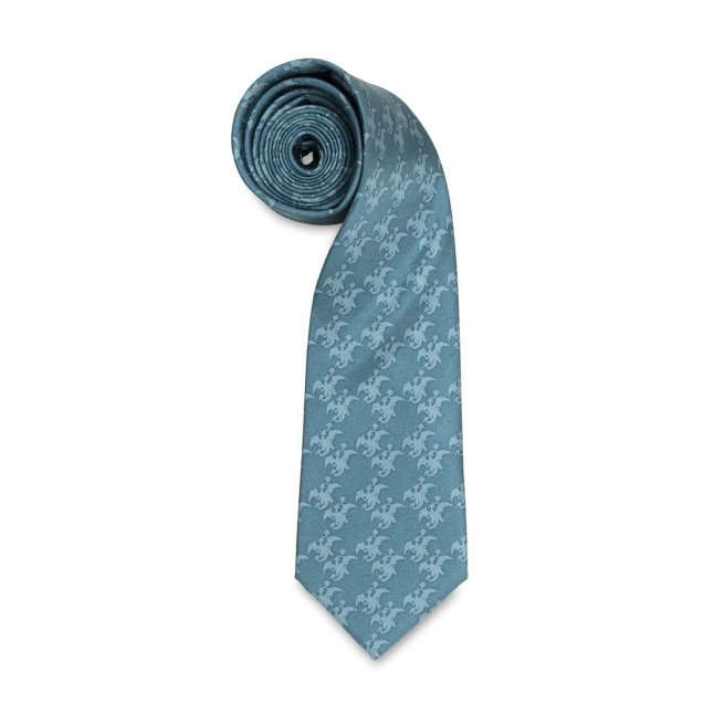 Pokémon Classics Charizard Teal Silk Necktie (One Size-Adult) | Pokémon ...