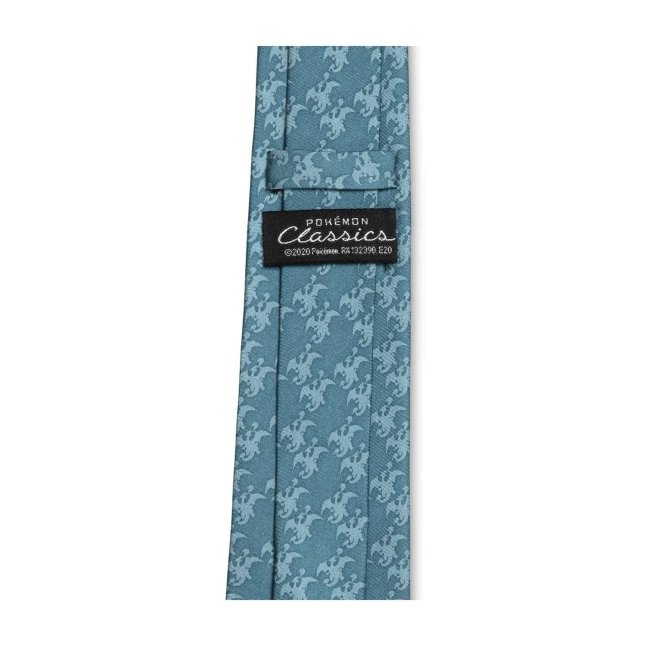 Pokémon Classics Charizard Teal Silk Necktie (One Size-Adult) | Pokémon ...