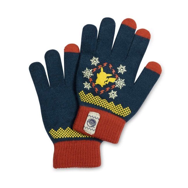 Pikachu Festive Winter Touch Screen Gloves (One Size-Adult) | Pokémon ...