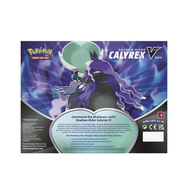 Pokémon TCG: Shadow Rider Calyrex V Box | Pokémon Center Official Site