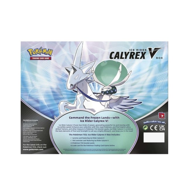 Pokémon TCG: Ice Rider Calyrex V Box | Pokémon Center Official Site