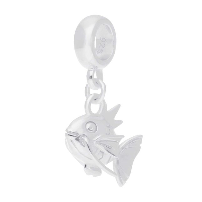 Pokémon Jewelry - Charms: Magikarp Sterling Silver Dangle Charm ...