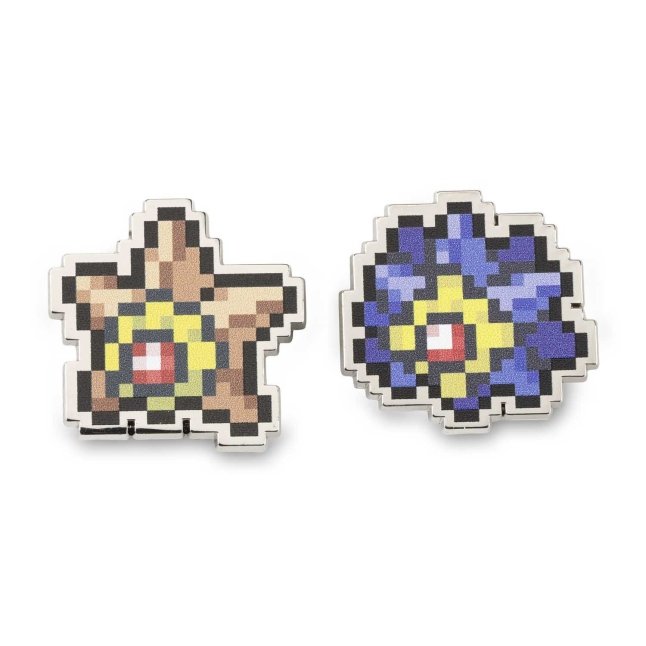 Staryu & Starmie Pokémon Pixel Pins (2-Pack) | Pokémon Center UK ...