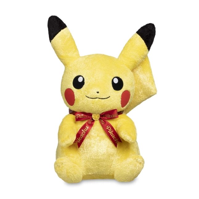 Pikachu with Ribbon Plush - 23 ¾ In. | Pokémon Center UK Official Site