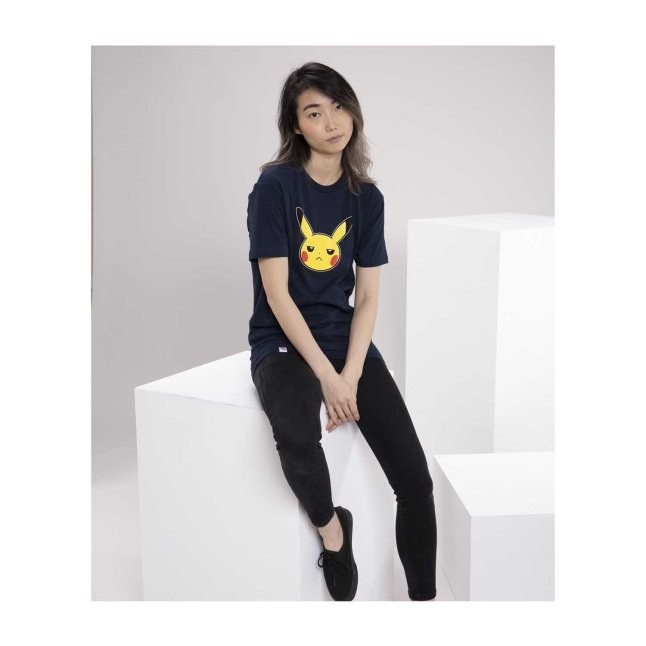 Pokémon Mood Collection: Pikachu Annoyed Fitted Crew Neck T-Shirt ...