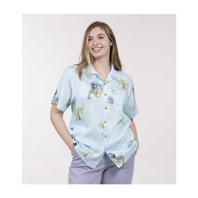 Pokémon Tropical Sea Surfing Tropical Shirt - Adult | Pokémon Center ...