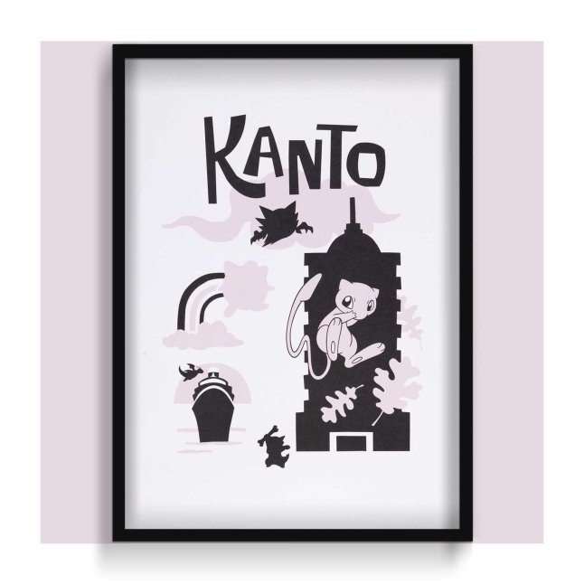 Pokémon Region Tour Posters (8-Pack) | Pokémon Center Official Site