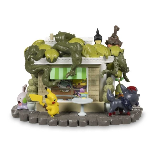 Haunted Pokémon Village: Pansage Creeping Vines Tea Shop Figure ...