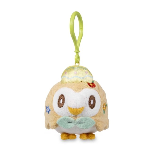 Rowlet Pokémon Happy Spring Plush Key Chain | Pokémon Center Official Site