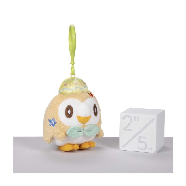 Rowlet Pokémon Happy Spring Plush Key Chain | Pokémon Center Official Site