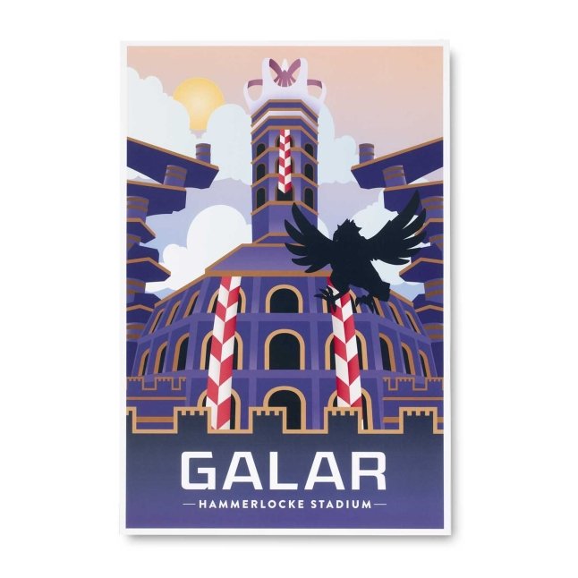 Galar Region Destination Pokémon Poster Pokémon Center Official Site