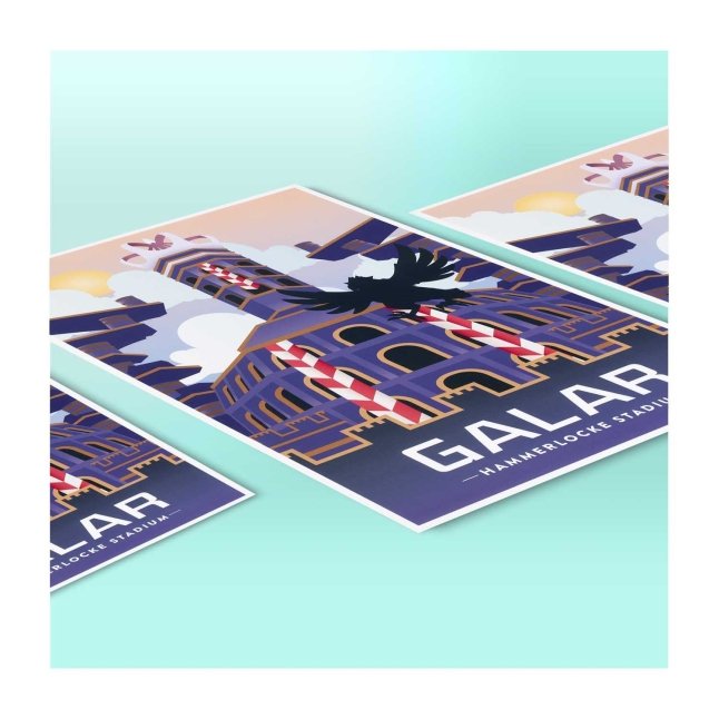 Galar Region Destination Pokémon Poster | Pokémon Center Official Site