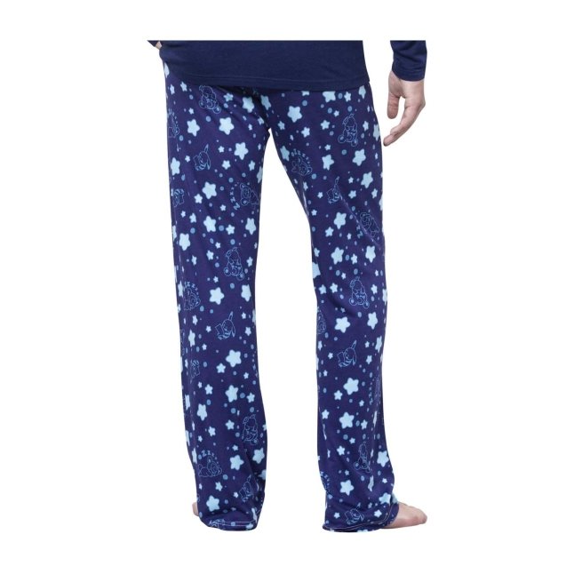 Pikachu & Teddiursa Navy & Blue Lounge Pants - Men | Pokémon Center ...