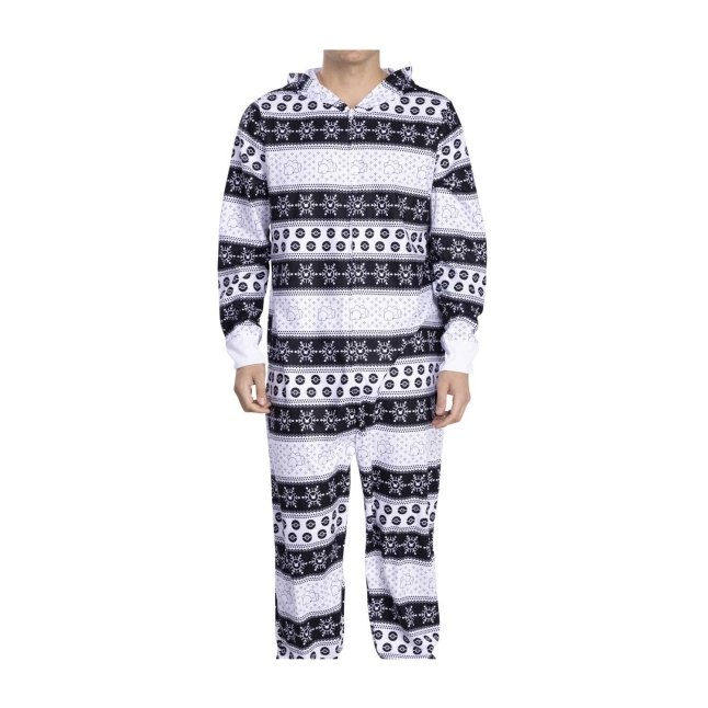 Snom Holiday Snowflake Hooded One-Piece Pajamas - Adult | Pokémon ...