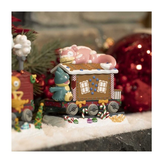 Delibird Holiday Express Slowpoke Caboose Figure | Pokémon Center ...
