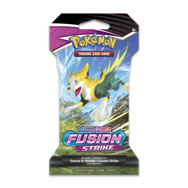 Pokémon TCG: Sword & Shield-Fusion Strike Sleeved Booster Pack (10 ...