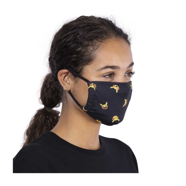 Pikachu Expressions Face Masks (Size S/M) (2-Pack) | Pokémon Center ...