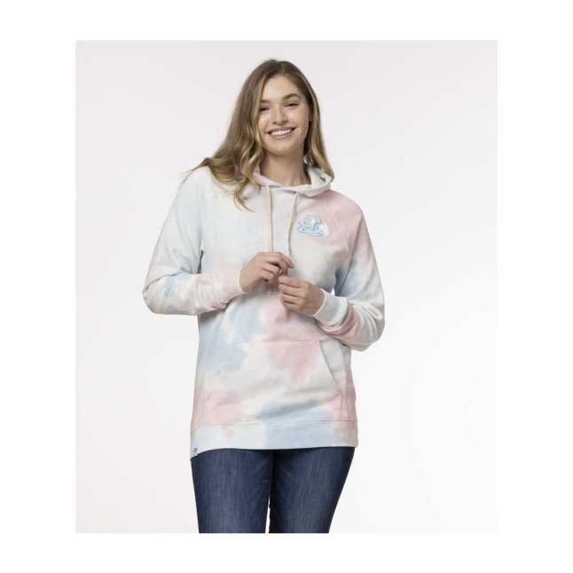 Dragonite & Friends Pokémon Take Flight Pink & Blue Tie-Dye Pullover ...