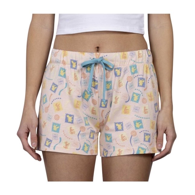 Pikachu & Sylveon Friendship Pink Lounge Shorts - Women | Pokémon ...