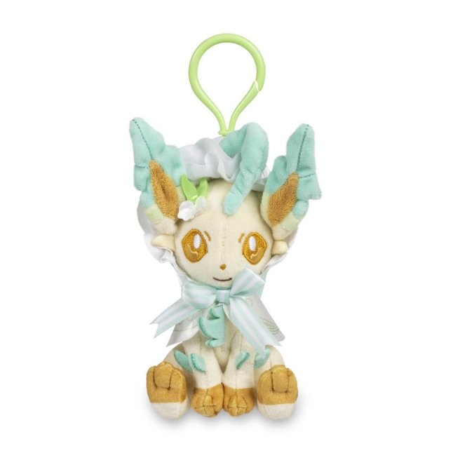 Leafeon Happy Spring Plush Key Chain | Pokémon Center Official Site