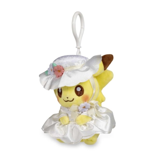 Pikachu Happy Spring Plush Key Chain | Pokémon Center Official Site