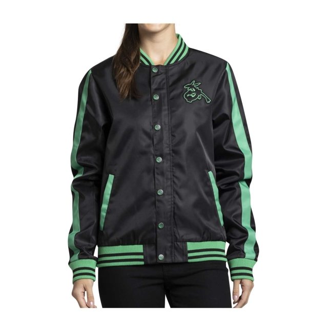 Rayquaza Pokémon Jackets Black Snap-Down Jacket - Adult | Pokémon ...