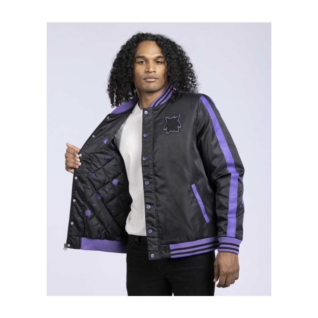 Gengar Pokémon Jackets Black Insulated Snap-Down Jacket - Adult ...