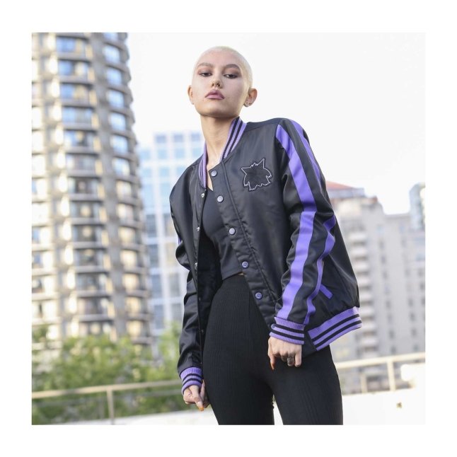 Gengar Pokémon Jackets Black Insulated Snap-Down Jacket - Adult ...