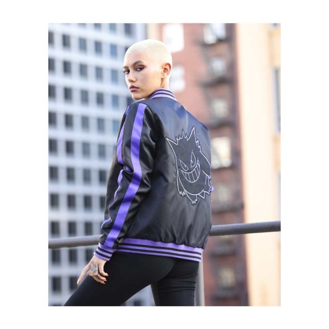 Gengar Pokémon Jackets Black Insulated Snap-Down Jacket - Adult ...