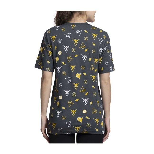 Team Instinct Pokémon GO Teams Allover-Print Relaxed Fit Crew Neck T ...