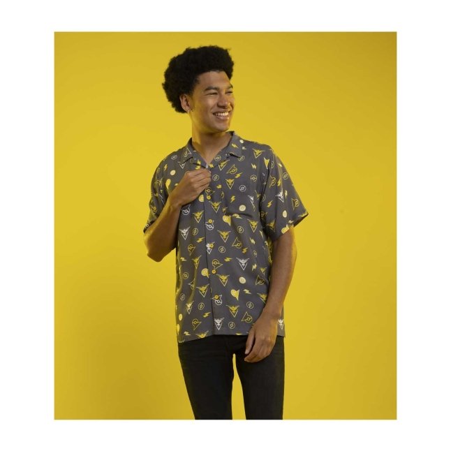 Team Instinct Pokémon GO Teams Tropical Shirt - Adult | Pokémon Center ...
