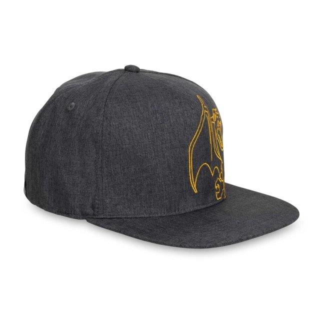 Charizard Charcoal Flat-Bill Hat (One Size-Adult) | Pokémon Center ...